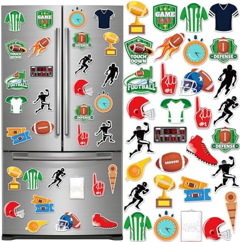 Amazon.com: 12 Pieces Sports Locker Magnets Stickers Sports Fridge ...