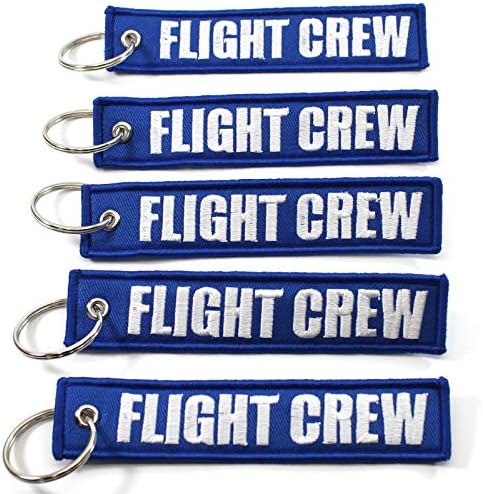 FLIGHT CREW - Blue / White - 5pcs Keychains by Rotary13B1 at Amazon ...
