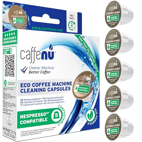 Nespresso Compatible Cleaning Pods. 5 Eco Nespresso Cleaner Capsules ...