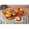 Amazon.com | Aebeky Plastic Fast Food Tray,16.7 by 11.8-Inch,Set of 12 ...