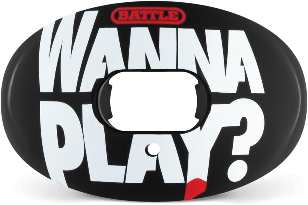 Amazon.com: Battle Sports Speed Football Mouthguard with Strap - Oxygen ...