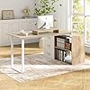 Amazon.com: ONG Home Office Computer Desk Corner Desk with 3 Drawers ...