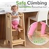 Amazon.com: OCODILE Toddler Tower with a Sliding Door and 3 Adjustable ...