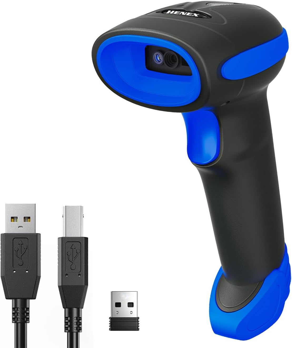 HENEX HC-3208R Wireless Barcode Scanner 2D | 1D/PDF417/ Data Matrix/QR ...