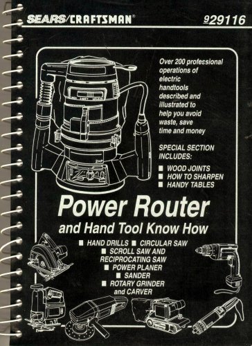 Power Router and Hand Tool Know How: Sears: Amazon.com: Books