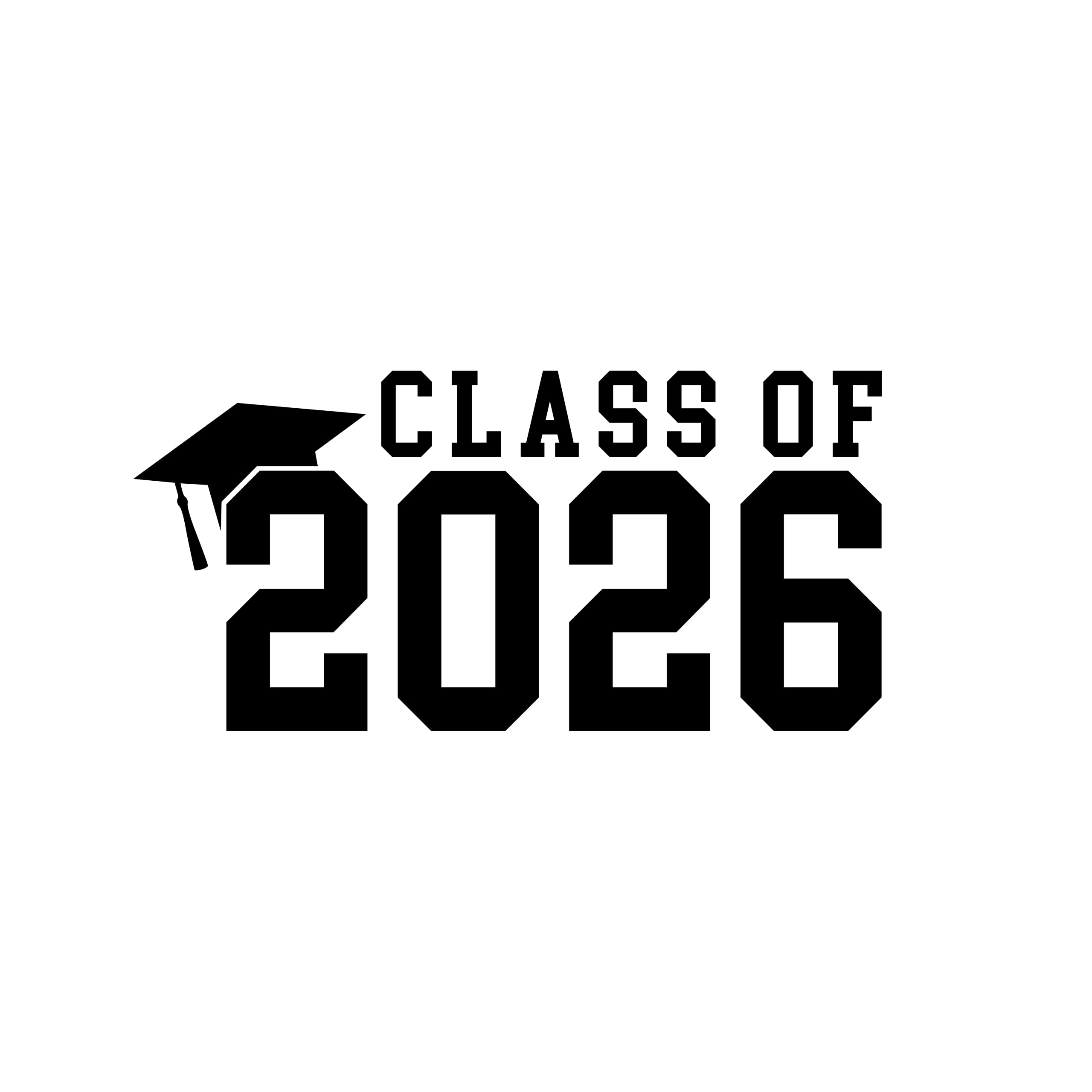 Senior Jeans Decorations Class Of 2026 Patch / Custom Colors Class Of ...