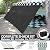 RV Awning Shade Motorhome Patio Sun Screen Complete Deluxe Kit (Black ...