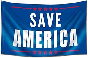 Amazon.com : Save America Flag 2024 Trump Save America Large Horizontal ...