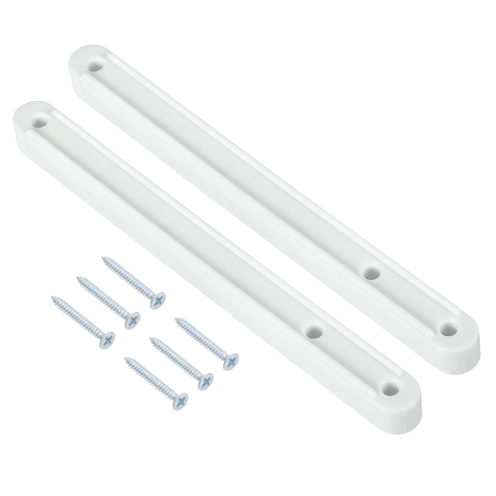 uxcell Drawer Slides, 1Set 180mm - Plastic Drawer Rails with Screw ...