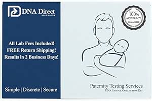 Amazon.com: DNA Direct Paternity Test Kit - All Lab Fees & Shipping to ...