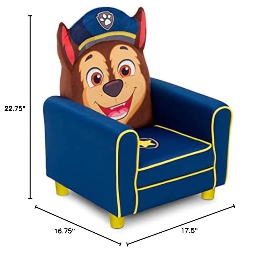 Delta Children Figura tapizada para niños Nick Jr PAW Patrol Chase azul ...