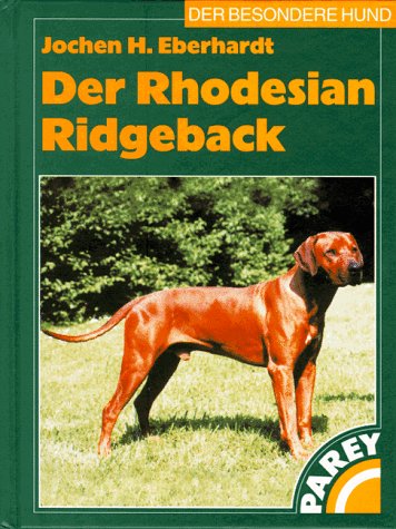 Der Rhodesian Ridgeback: 9783826384660: Books - Amazon.ca