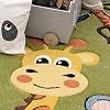 Amazon.com: Paco Home Kids Rug for Nursery with Jungle Animals in Green ...