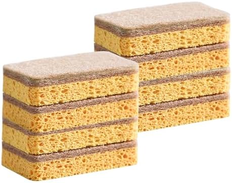 FUZVOL 8 Pack Eco Sponges Cleaning Biodegradable Washing Sponge ...