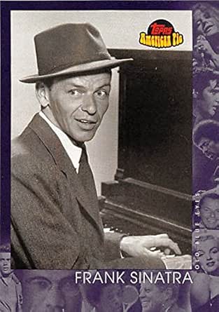 Frank Sinatra trading card (Singer Actor Rat Pack) 2001 Topps American ...