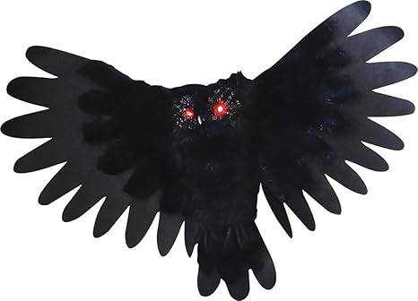Amazon.com: Halloween Animated OWL Prop Decoration : Toys & Games