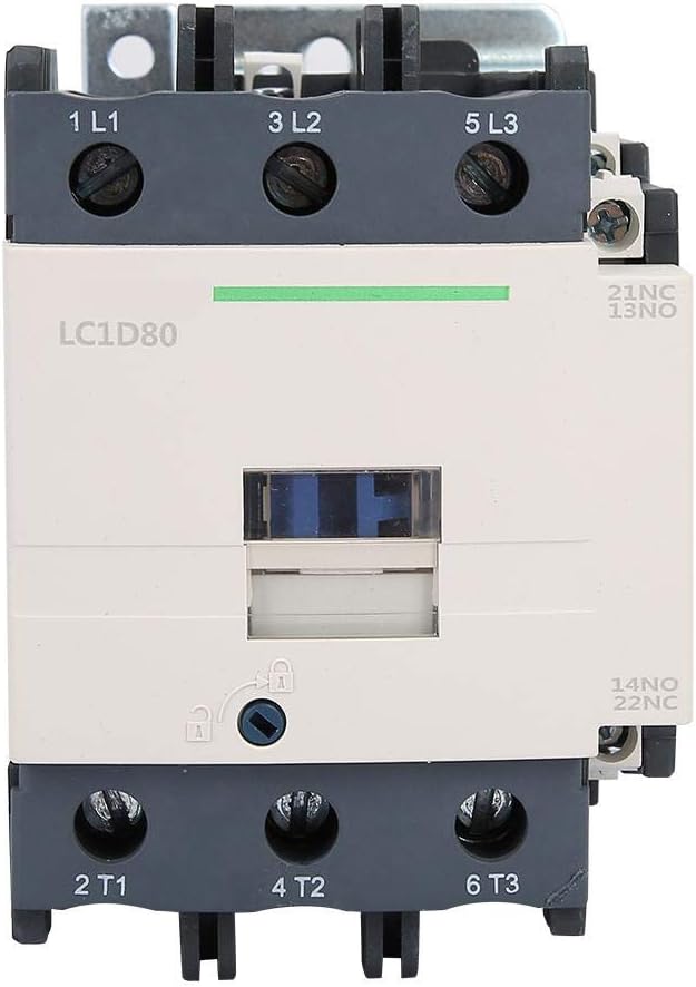 AC Contactor 3 Poles AC220V 80A 50/60Hz Motor Contactors LC1D80 NEW ...