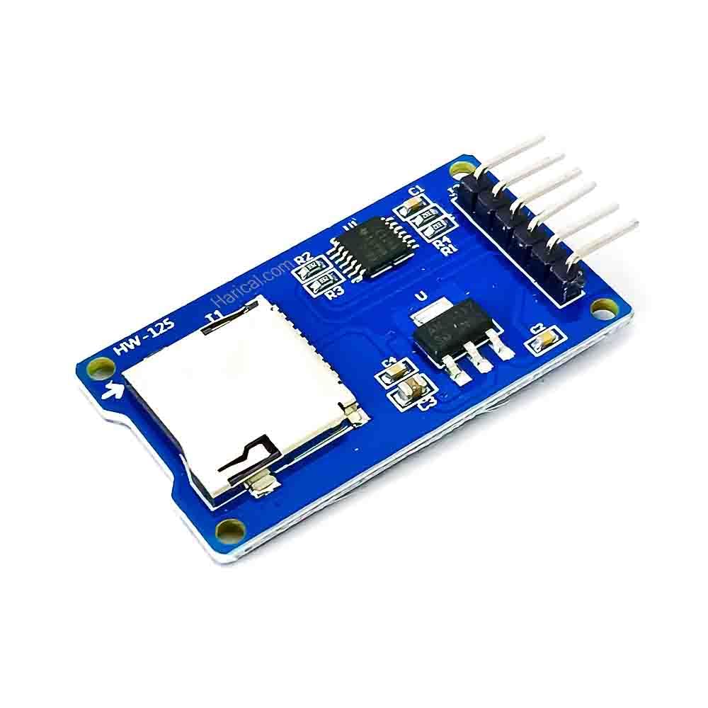 Harical Micro SD Card Reader Breakout Module : Amazon.in: Computers ...