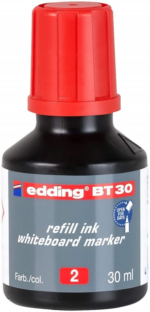 edding BT 30 refill ink whiteboard marker - black - 30ml - with drop ...
