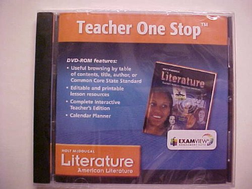 Holt McDougal American Literature Teacher One Stop DVD-ROM: Holt ...