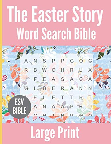 The Easter Story Word Search Bible Esv Bible Large Print | Desertcart INDIA