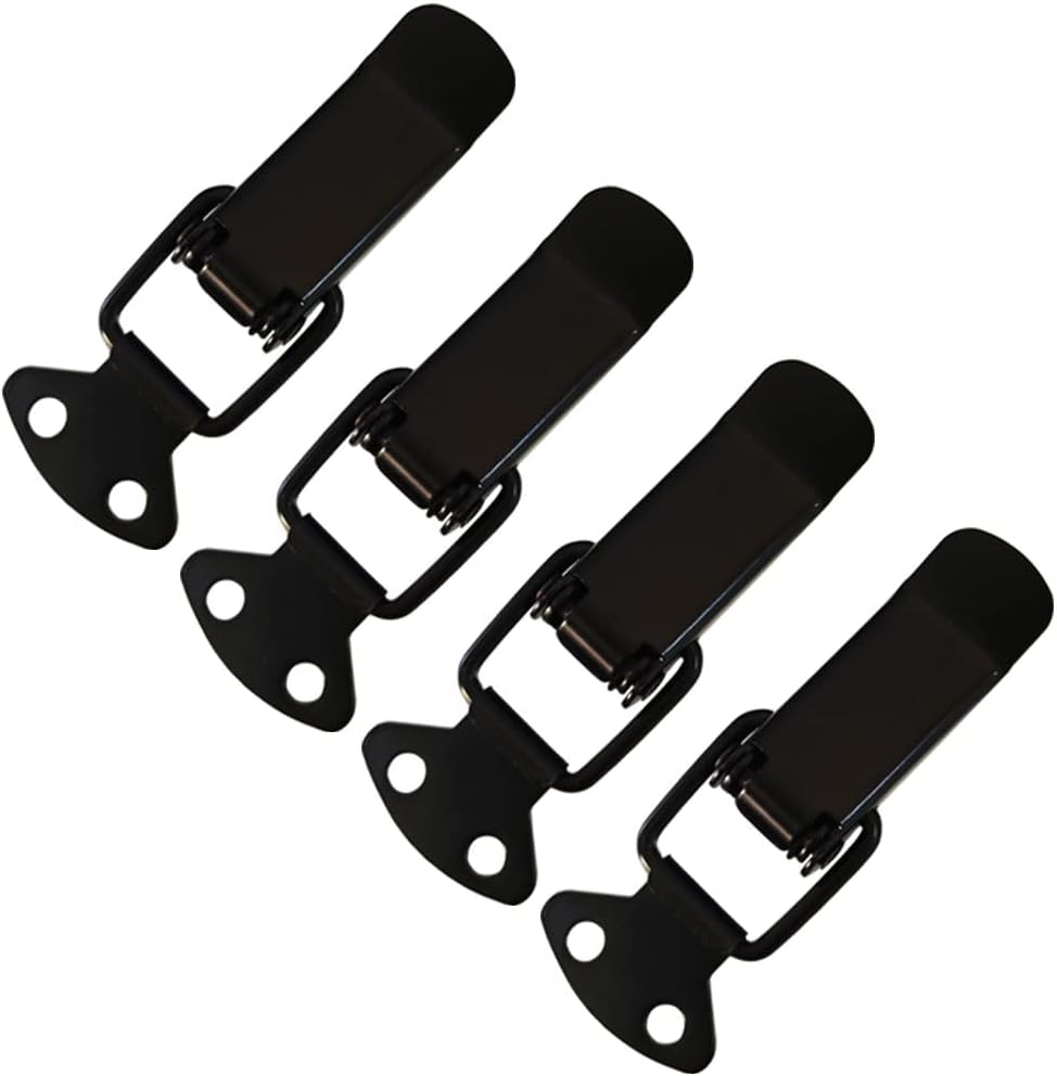 Corgre 4 Pack Matte Black Spring Loaded Toggle Case Box Chest Trunk ...
