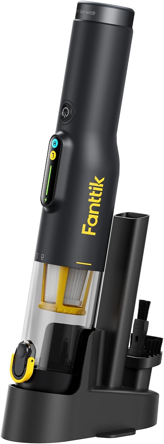 Amazon.com - Fanttik Slim V10 Lite Cordless Handheld Vacuum, 0.98lb ...
