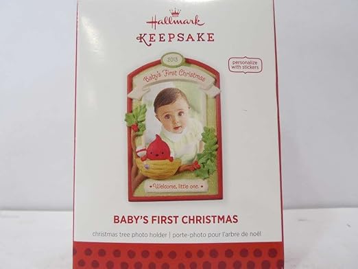 Amazon.com: Babys First Christmas 2013 Hallmark Ornament : Home & Kitchen