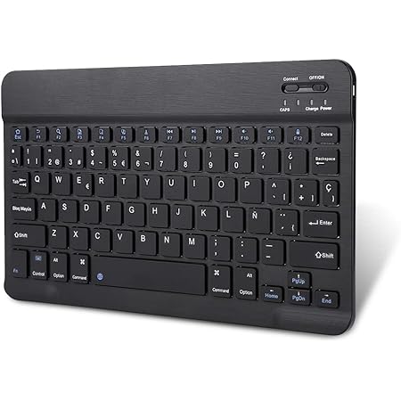Amazon.com: Spanish Keyboard, 78-Key Spanish Wireless Bluetooth Ultra ...
