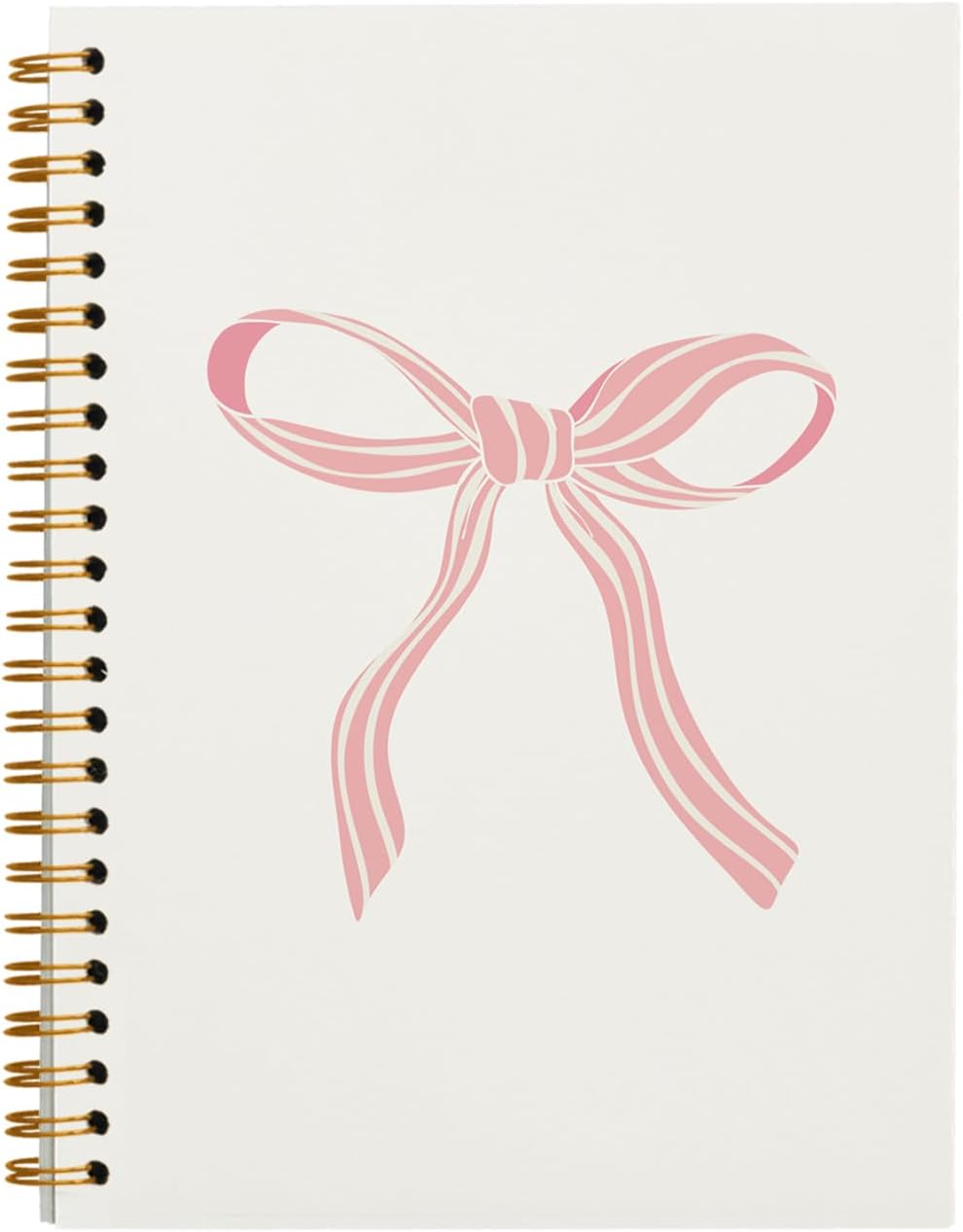 Amazon.com : OXW Pink Coquette Bow Notebook Journal, Preppy Cute ...