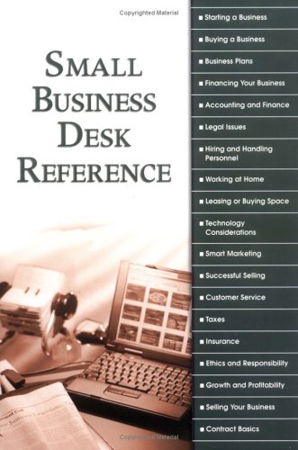 Amazon.com: Small Business Desk Reference: 9781592572953: Gene Marks: Books