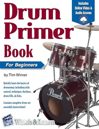 Amazon.com: Drum Primer Book for Beginners: 9781940301754: Wimer, Tim ...