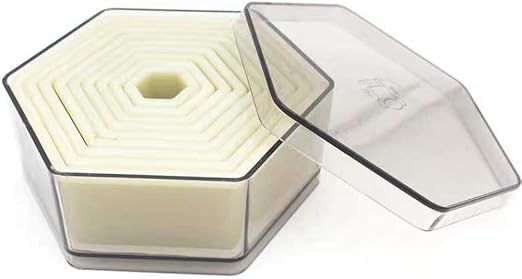 Amazon.com: Hexagon Pastry Cutter/Cookie Cutter 9 Pcs: Home & Kitchen