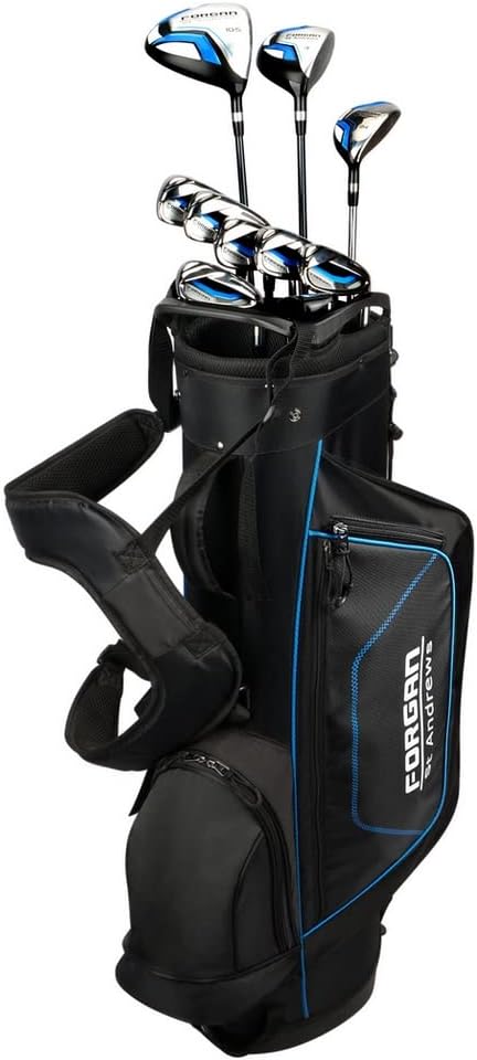 Forgan F200 Golf Clubs Set with Bag, Graphite/Steel, Mens Right Hand ...