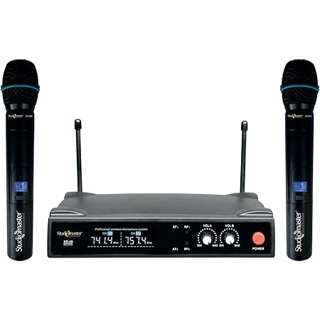 Studiomaster XR 20L Hand Wireless Microphone System : Amazon.in ...