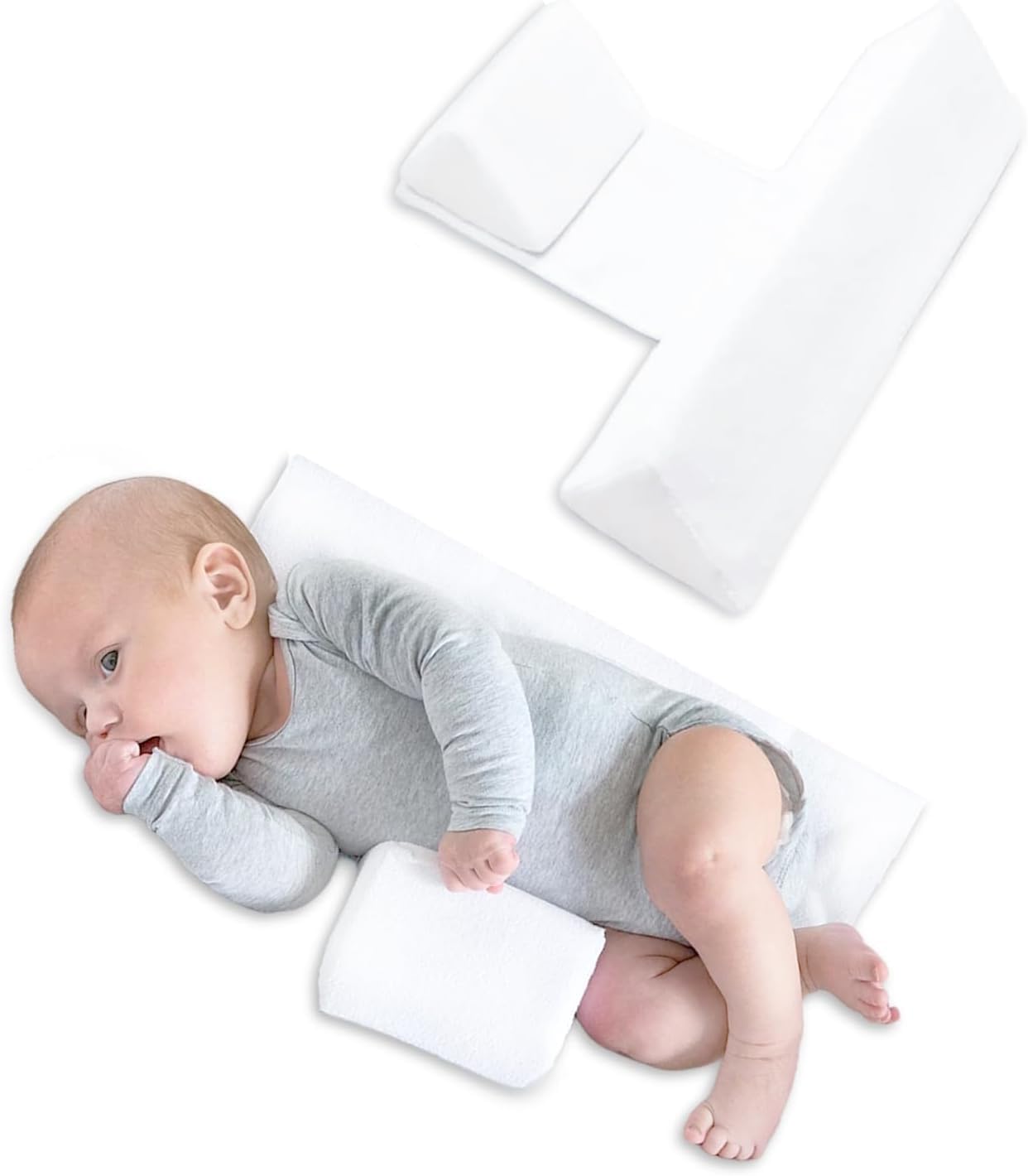 Amazon.com: Baby Side Sleeper Weddge Adjustable Soft and Breathable ...
