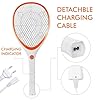Weird Wolf Mosquito Bat Racket with LED Light | Rechargeable Electric ...