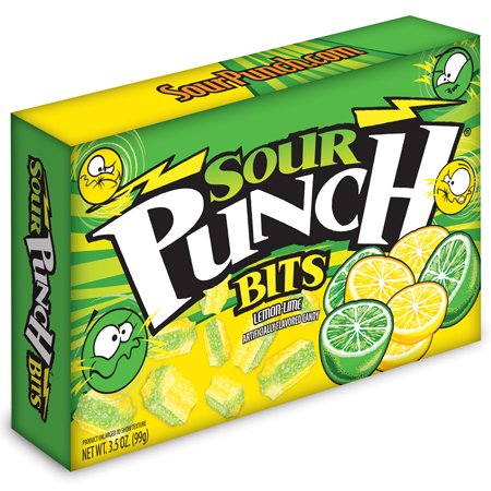 Amazon.com : Sour Punch Bits Lemon Lime Theater Box 3.5oz: 12 Count ...
