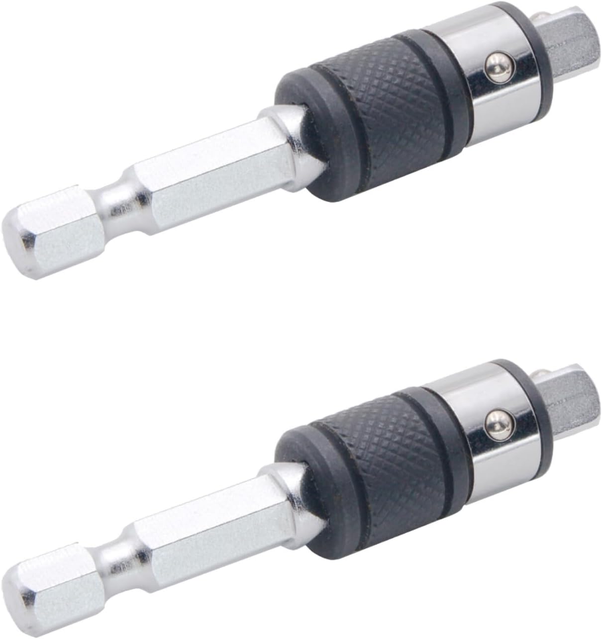 Amazon.com: 711L Flat End 1/4" Hex to Square Socket 2 in 1 Extension ...