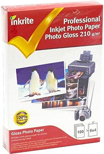 Inkrite PPIPG21064100 PhotoPlus Professional A6 Paper Photo Gloss ...