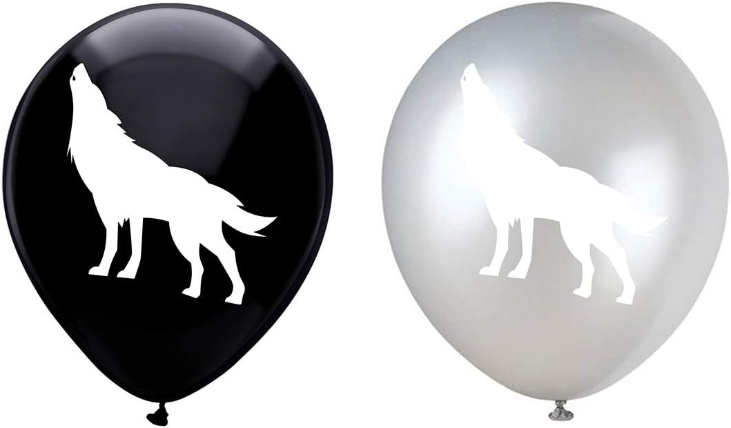 Amazon.com: Wolf Latex Balloons - 12inch (16pcs) Wolf Themed Birthday ...