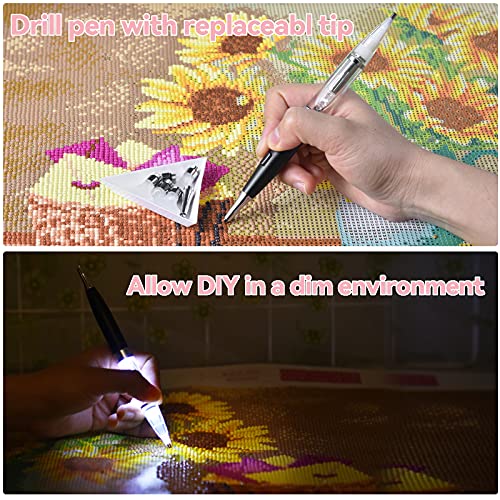Snapklik.com : Benote Original Diamond Art Pen Lighted Drill Pen 2.0 ...