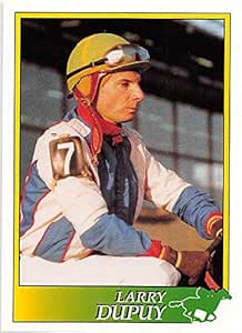 Amazon.com: Larry Dupuy trading card (Horse Racing) 1993 Jockey Star ...