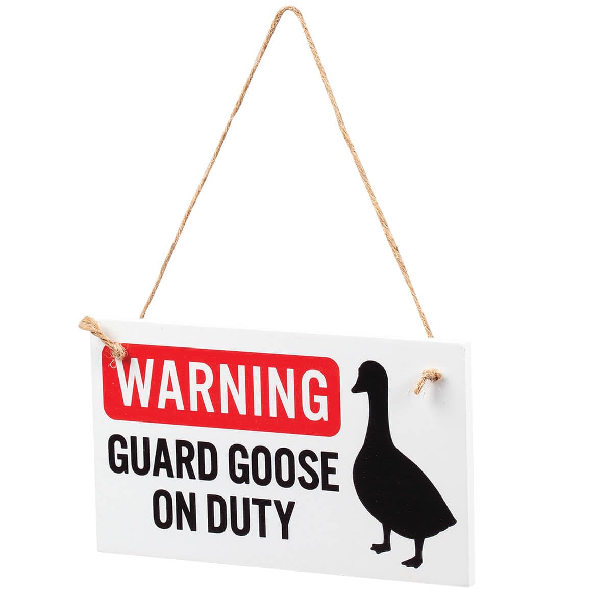 Amazon.com: GAGGLEVILLE Warning Guard Goose on Duty Sign : Patio, Lawn ...