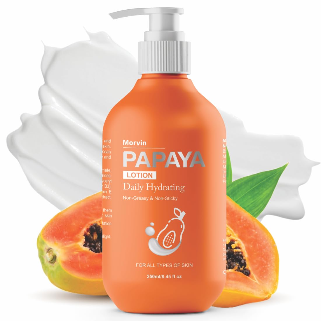 Buy Morvin Papaya Hydrating Body Lotion with Hyaluronic Acid ...
