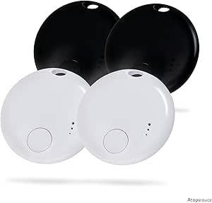 Air Tracker Tag 4 Pack，Accurate Key Finder Smart Bluetooth Tracker ...