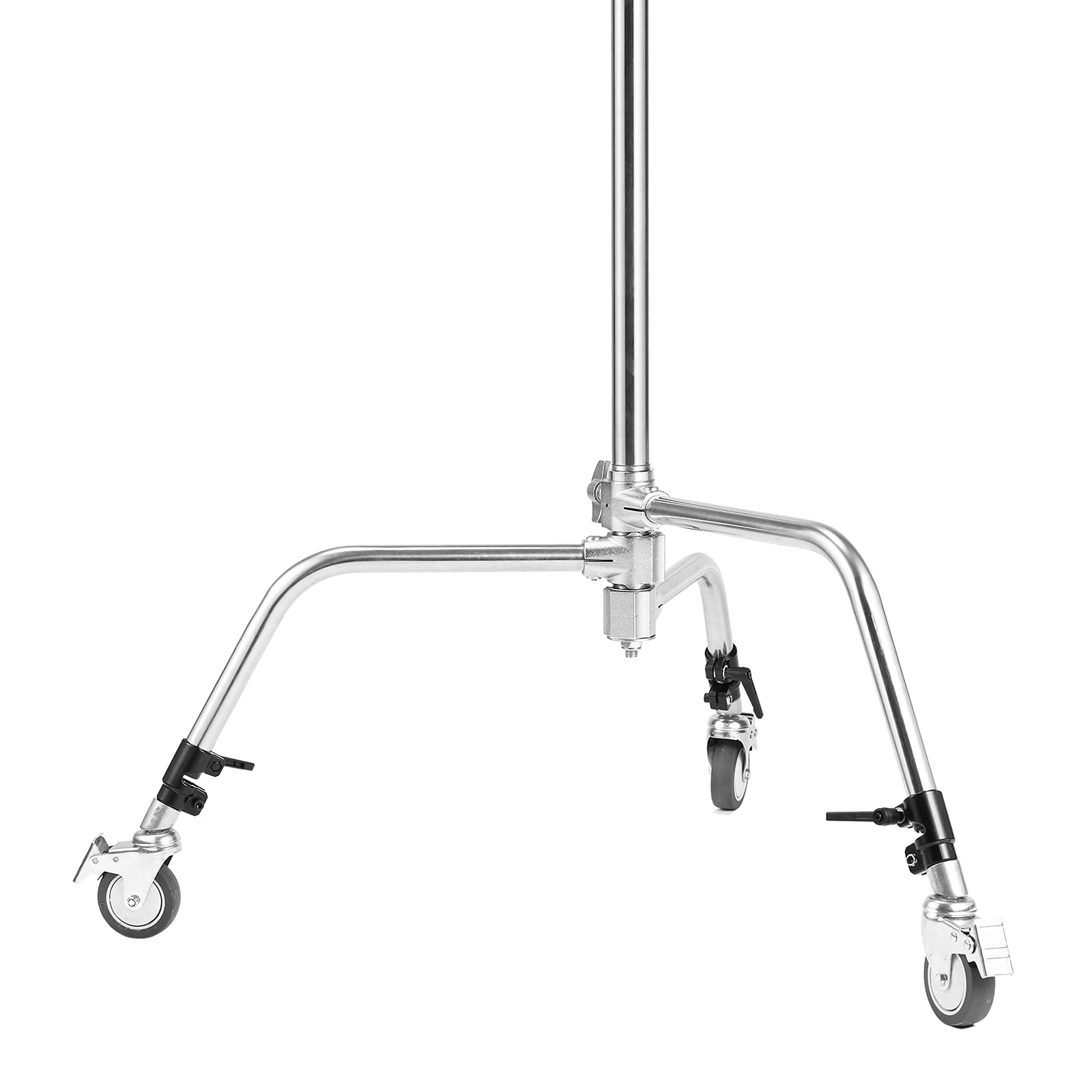 Soonpho 100% Stainless Steel Heavy Duty Light Stand with Wheels ...