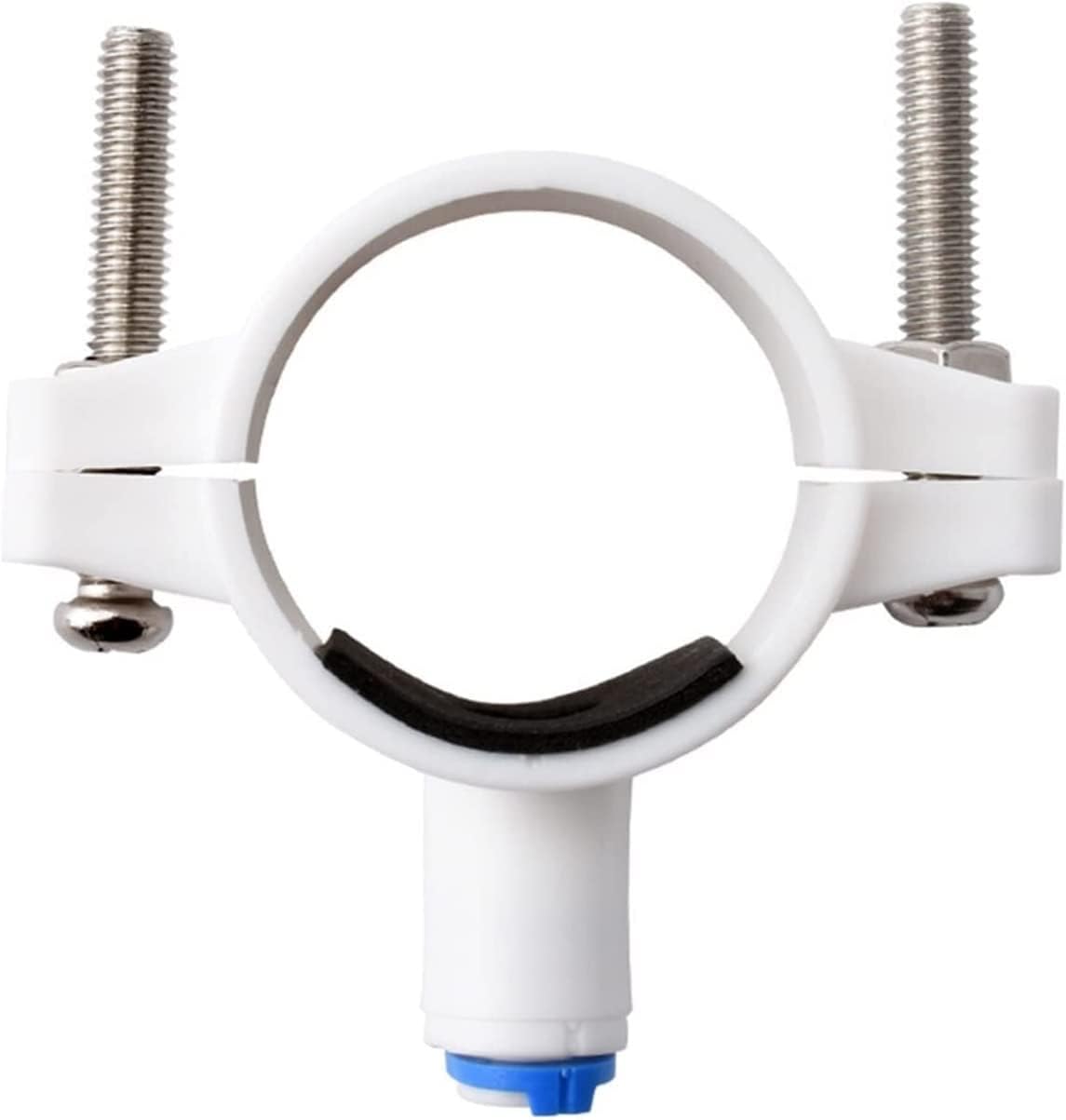 Hose Clamp - 40mm Drain Waste Water Pipe Clamp Saddle Valve Clips 1/4 ...