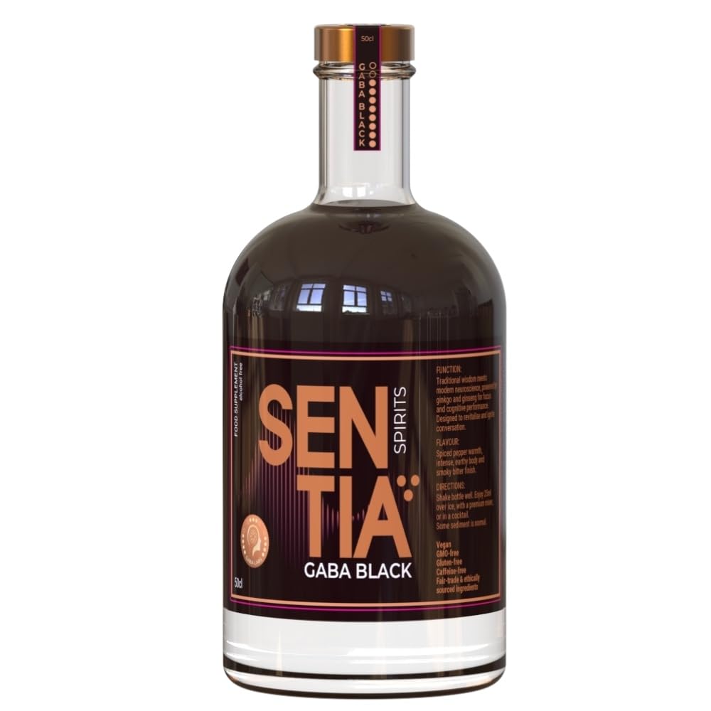 Buy Sentia Gaba Black, Botanical Non Alcoholic, Award Winning, Vegan ...
