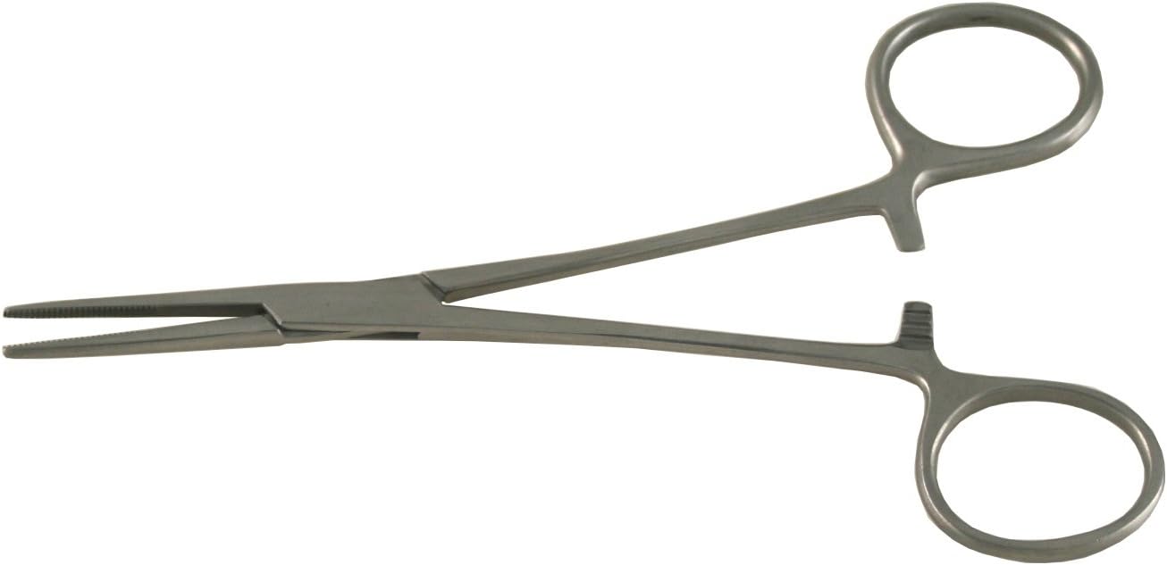Amazon.com: Rankin Kelly Forceps 6.25" Straight Serrated Jaws Hemostat ...
